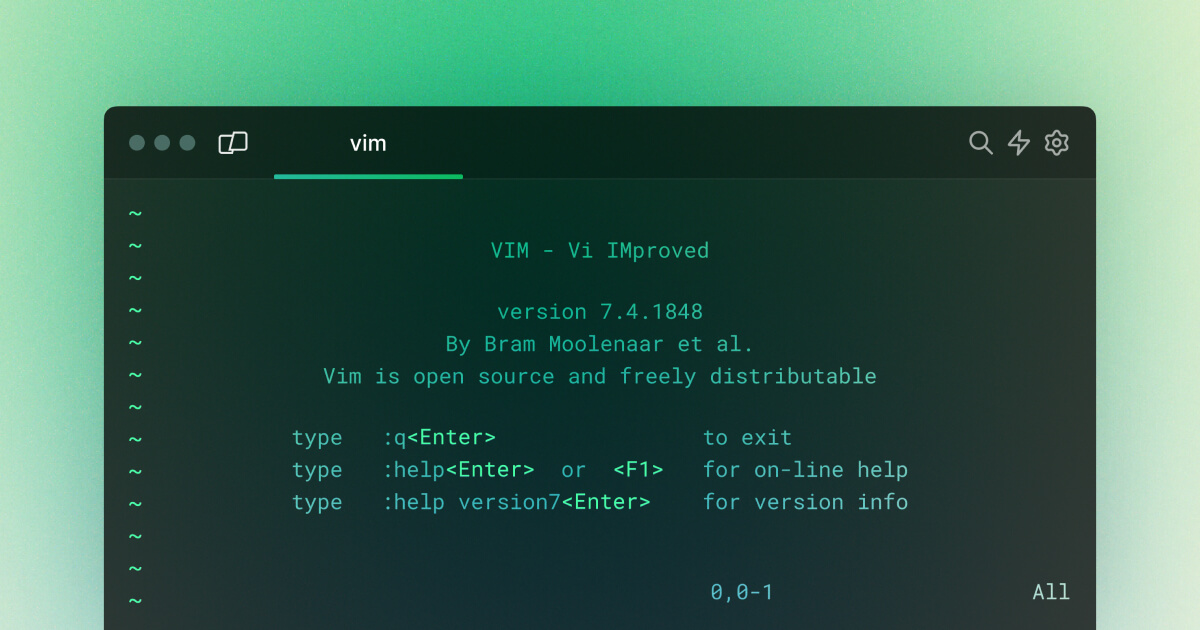 How to use Vim keybindings to edit commands in Warp | Warp